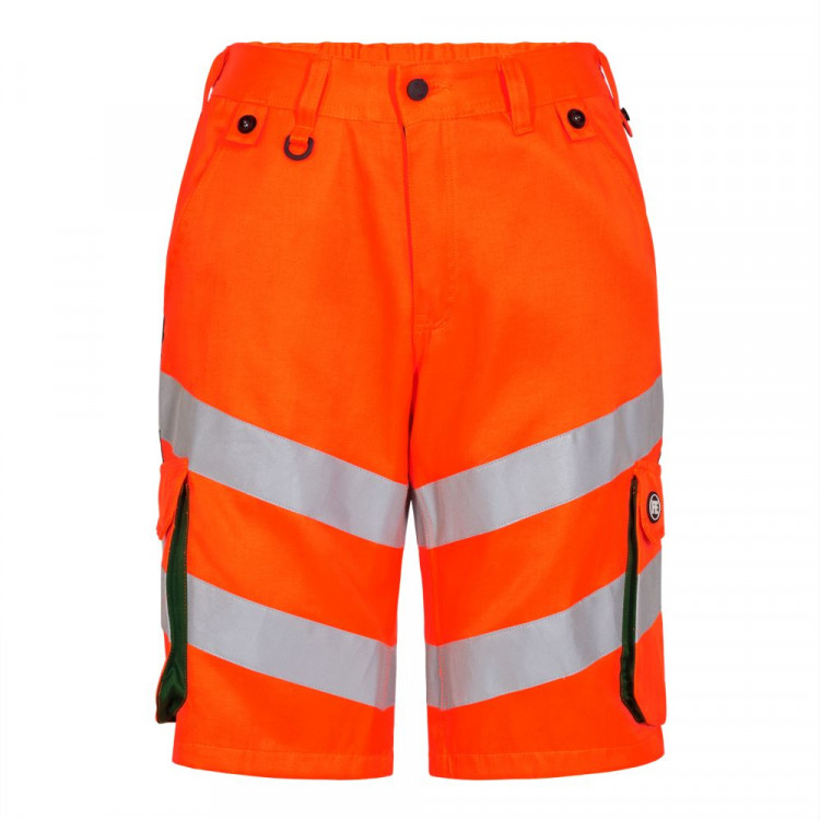 Engel Recycled Polyester Safety Light High-Visibility Shorts | Trousers ...