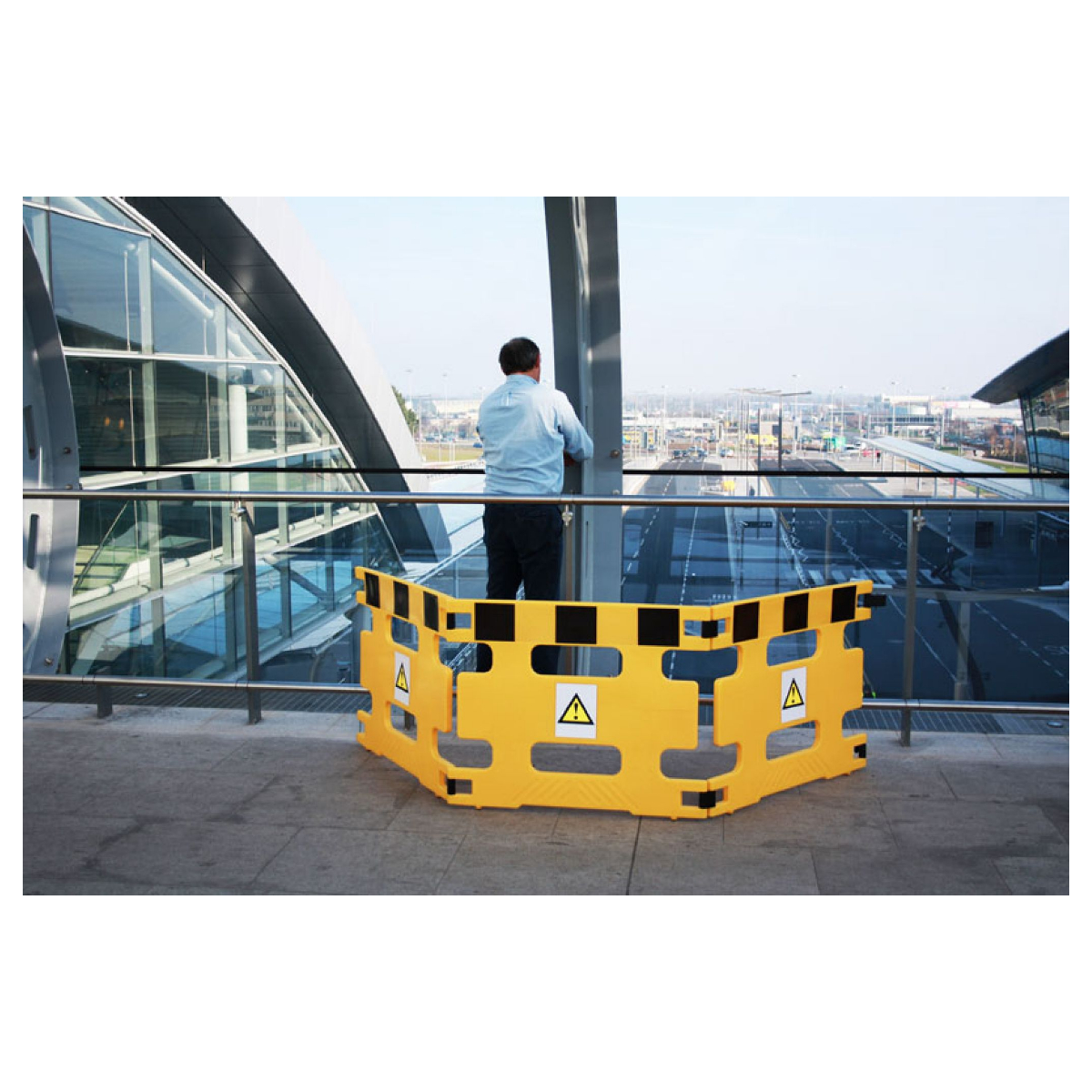Handi Guard 57984 Barrier | HandiGuard 3-Panel Safety Barrier